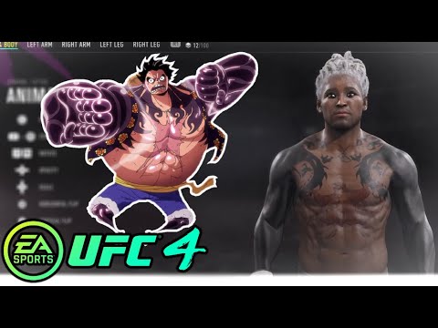 How To Make Gear 4 Luffy Tattoos On UFC 4 | Fastest Build On UFC 4 ...