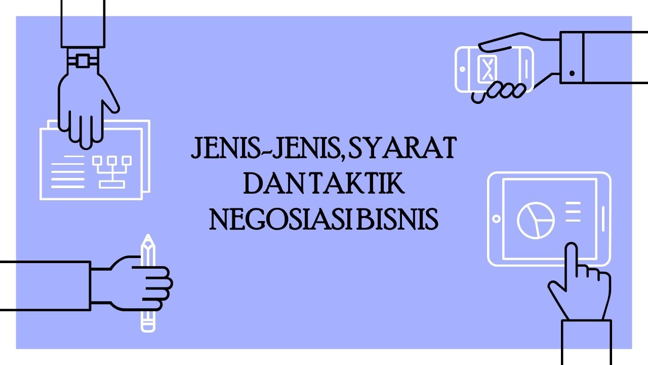 JENIS-JENIS, SYARAT DAN TAKTIK NEGOSIASI BISNIS - YouTube