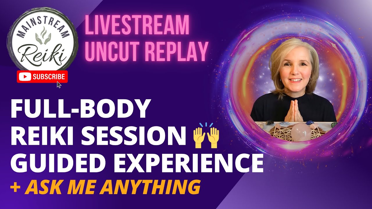 LIVESTREAM! Reiki Meditation & Share + Ask Andrea Anything! - YouTube