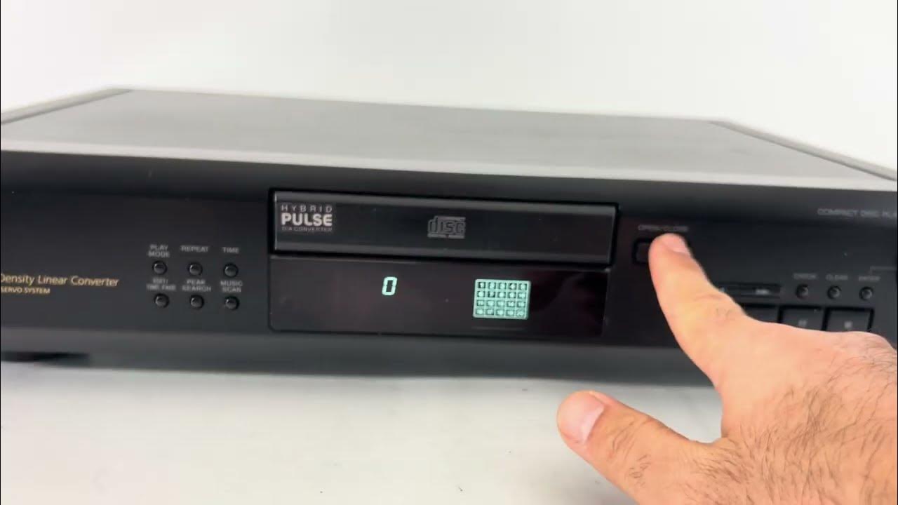 Sony CDP-XE400 High Density Linear Converter Compact Disc CD Player - YouTube