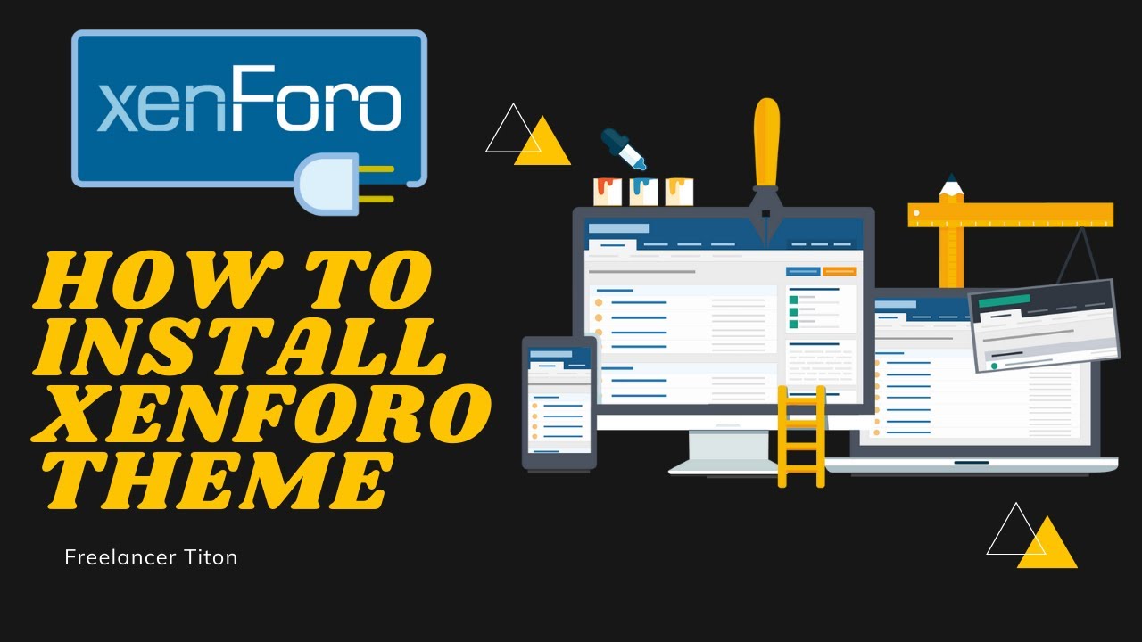 How to install Xenforo theme (কিভাবে Xenforo থিম ইন্সটল করতে হয়) - YouTube