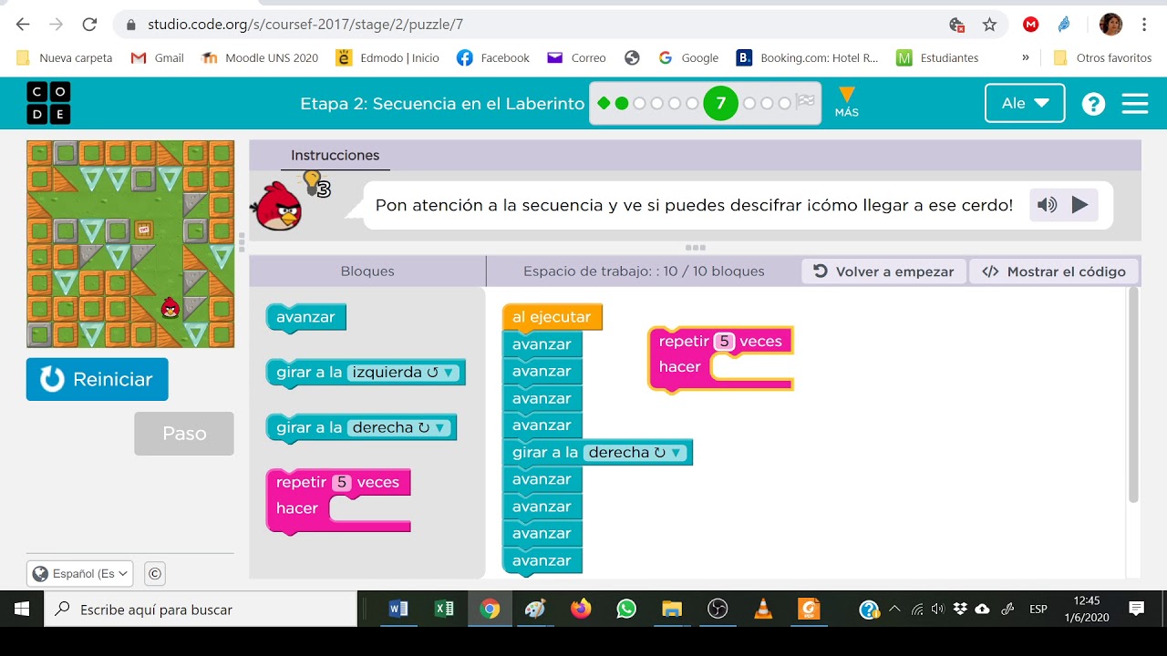 Progamacion usando code - YouTube