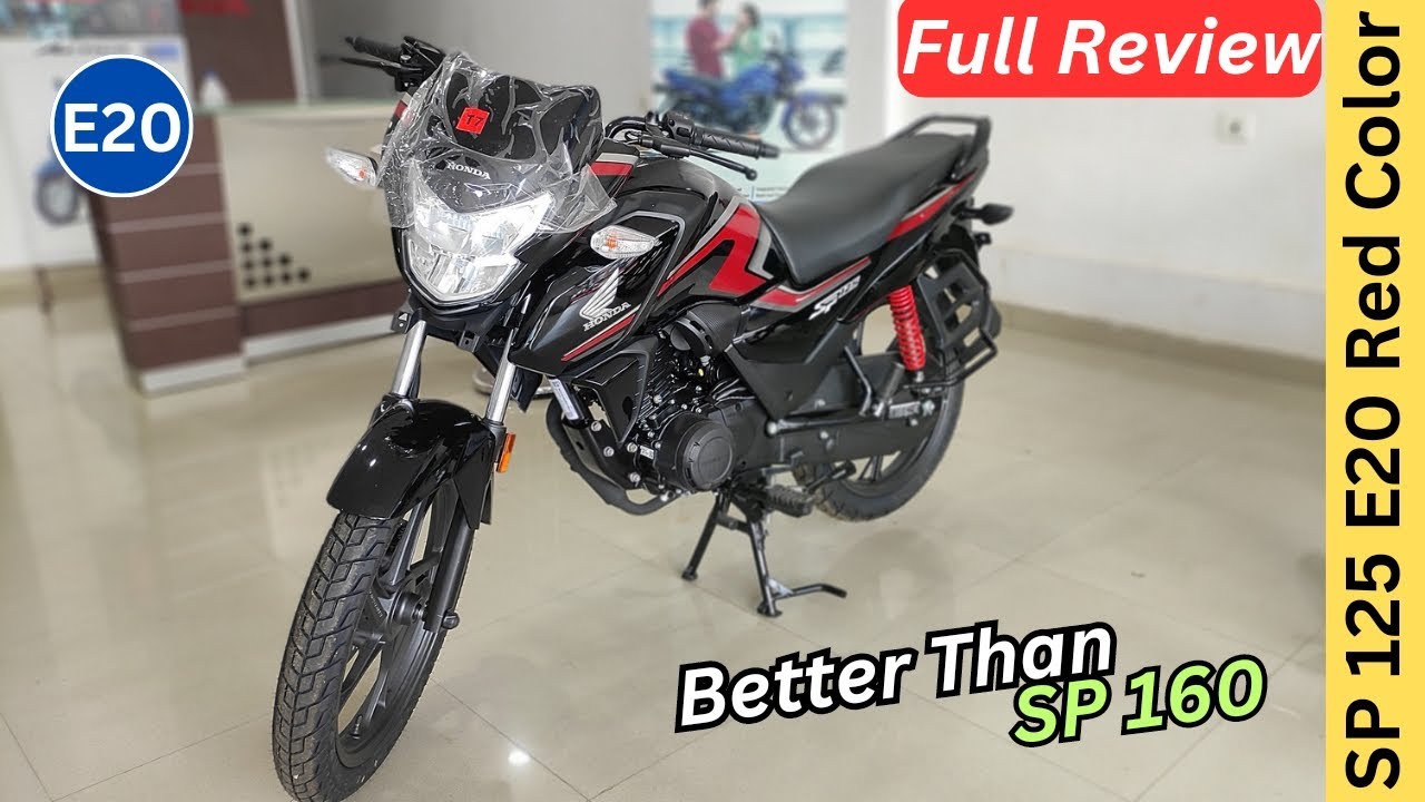 Honda Sp125 Red Color E20 OBD 2 Full Review ️ Price & Specifications ...