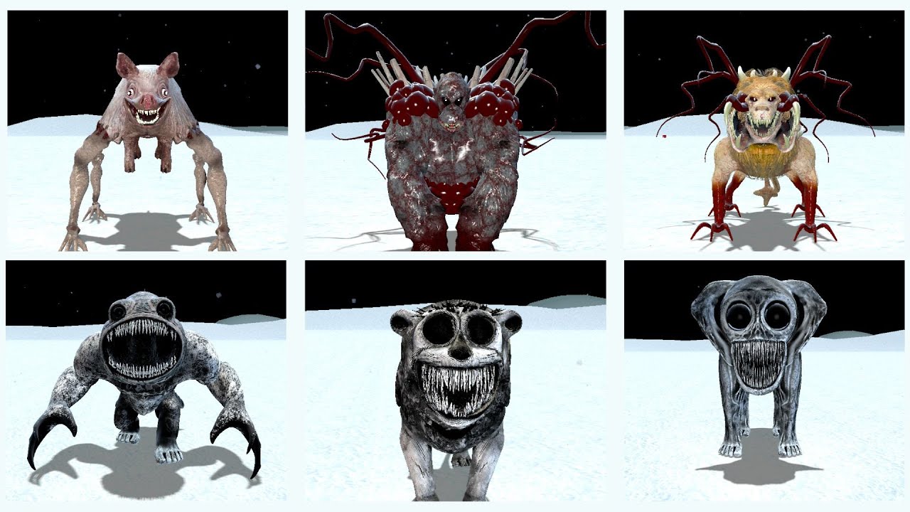 ALL Zoochosis Mutant Animal VS New SHIN SMILING Critters Poppy PlayTime ...