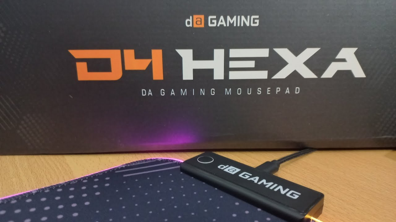 Unboxing Mousepad Gaming D4 HEXA Digital Alliance | DA GAMING MOUSEPAD ...