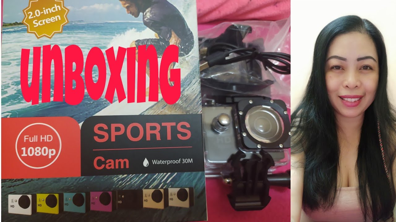 Unboxing Sports Cam full HD 1080p #wins-cart #qatar - YouTube