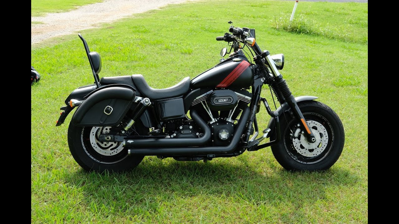 Mods I made to my 2016 FXDF - Harley Davidson Fat Bob - YouTube