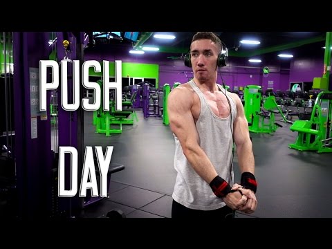 PUSH Day (starting new hypertrophy routine) - YouTube