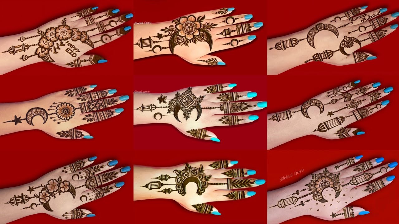 top 10 chand mehndi design | eid special mehndi design 2025 | mehandi ...