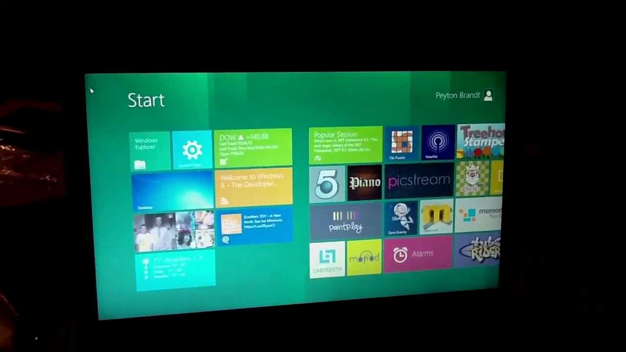 Windows 8 Walkthrough - YouTube