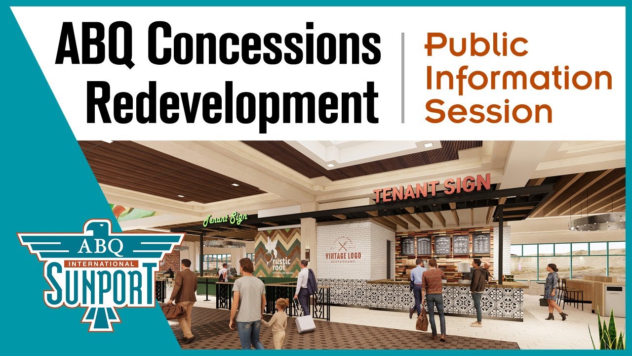 ABQ Sunport Concessions Redevelopment Information Session - YouTube