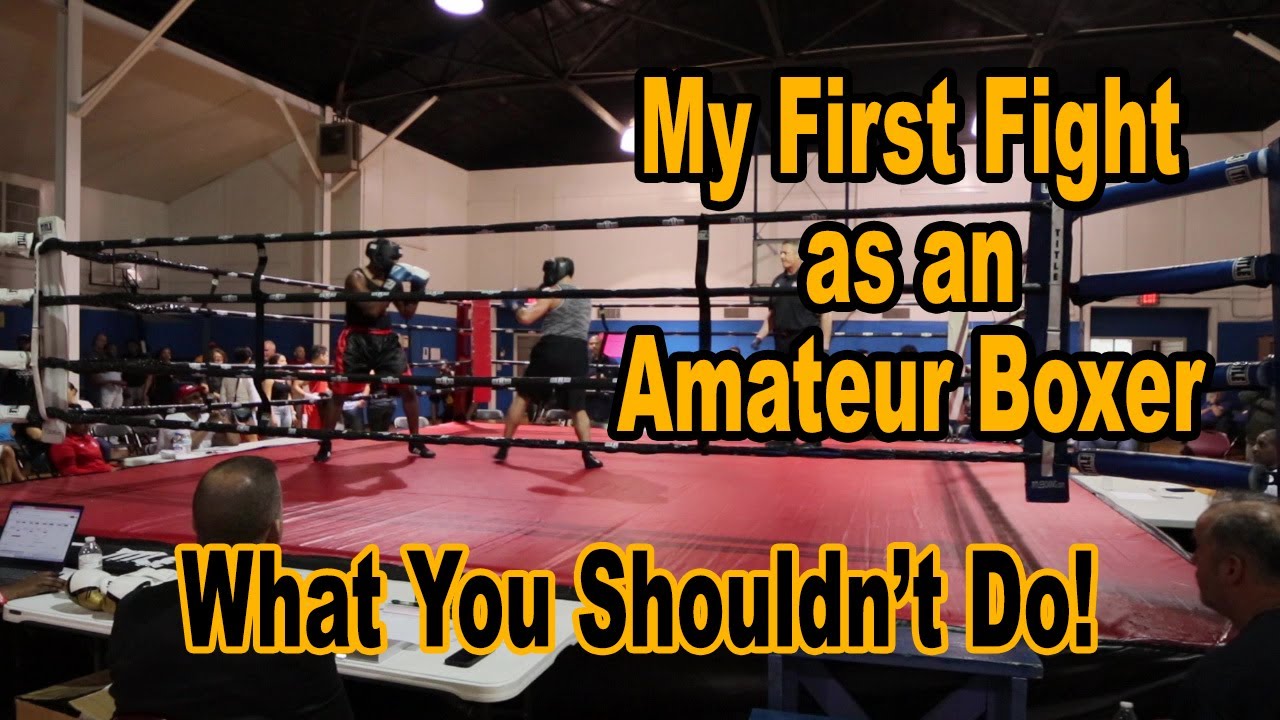 My First Fight as a Self Trained Amateur Boxer | My Novice Boxing ...