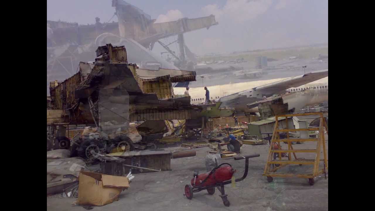 Aircraft Scrapping (항공기 폐기 ) - YouTube