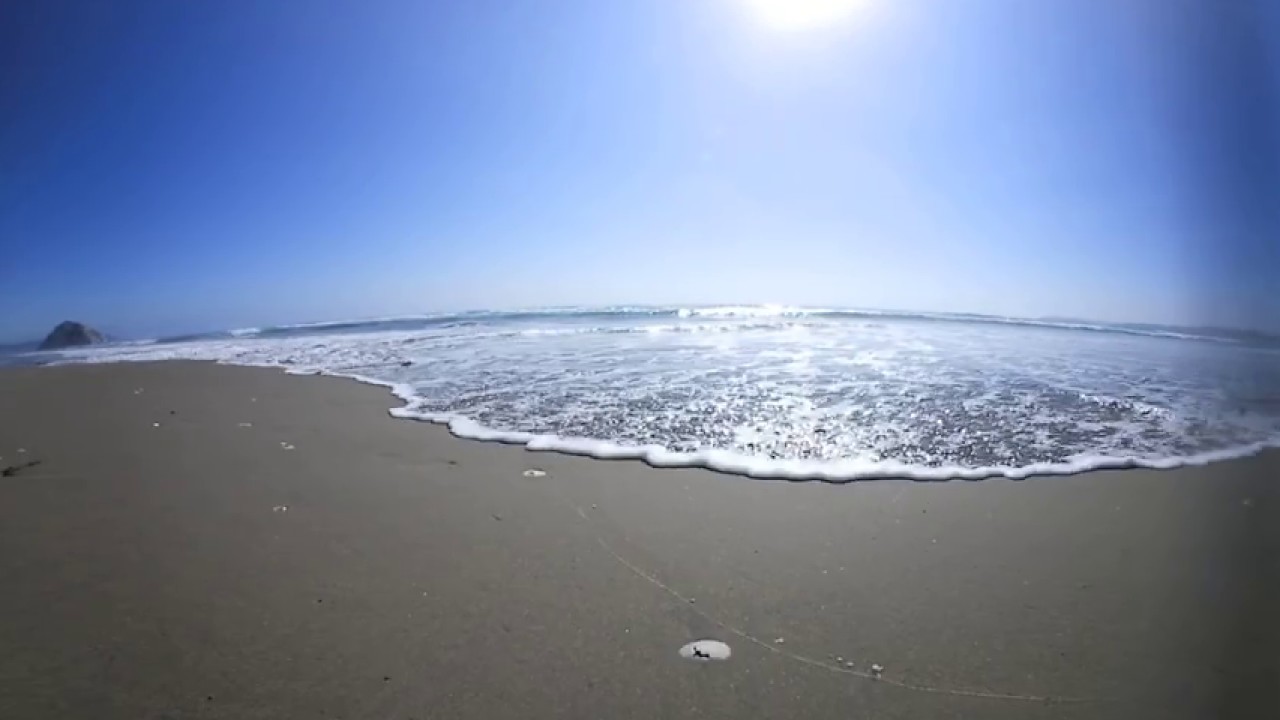 Morro Strand State Beach in Morro Bay CA - YouTube