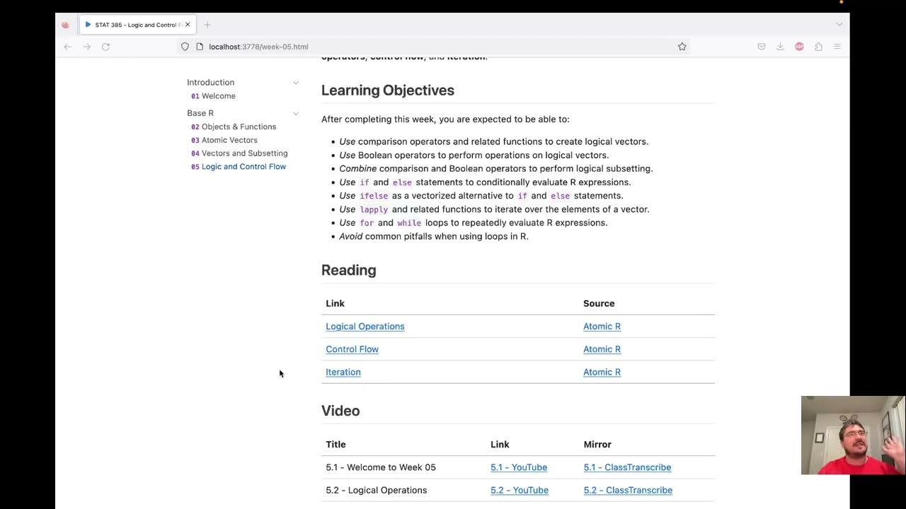 STAT 385 // Fa2023 // Welcome to Week 05 - YouTube