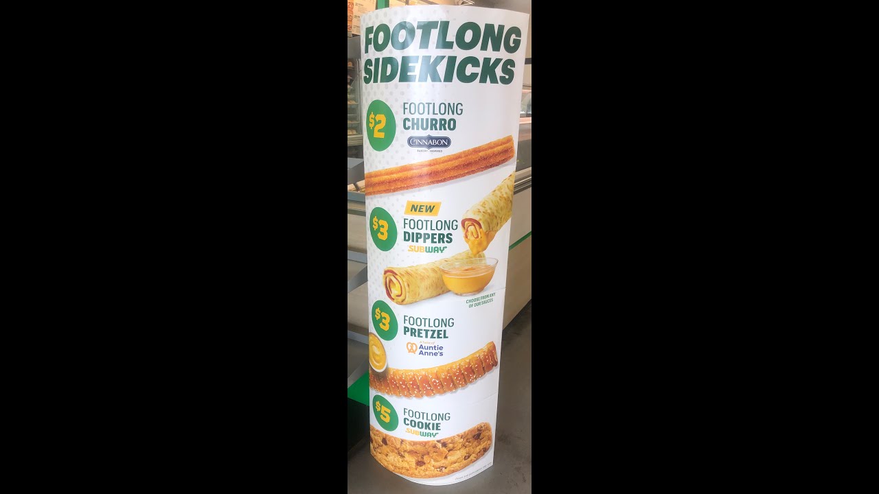 Subway has a new item -The Footlong Dippers - YouTube