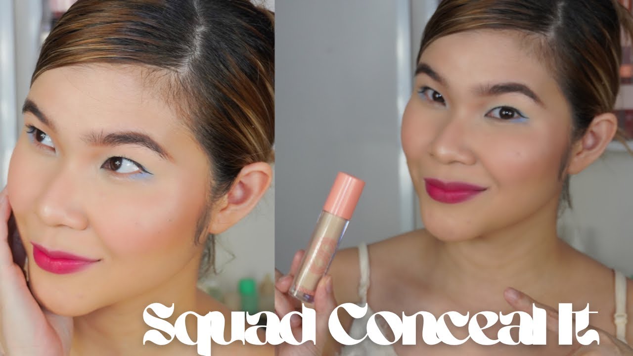 SQUAD COSMETICS CONCEAL IT CONCEALER | FULL REVIEW AND COMPLETE SWATCH ...