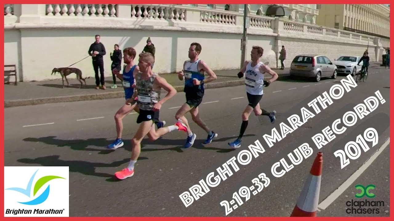 Brighton Marathon 2019 - Faster Runners - Club Record - YouTube