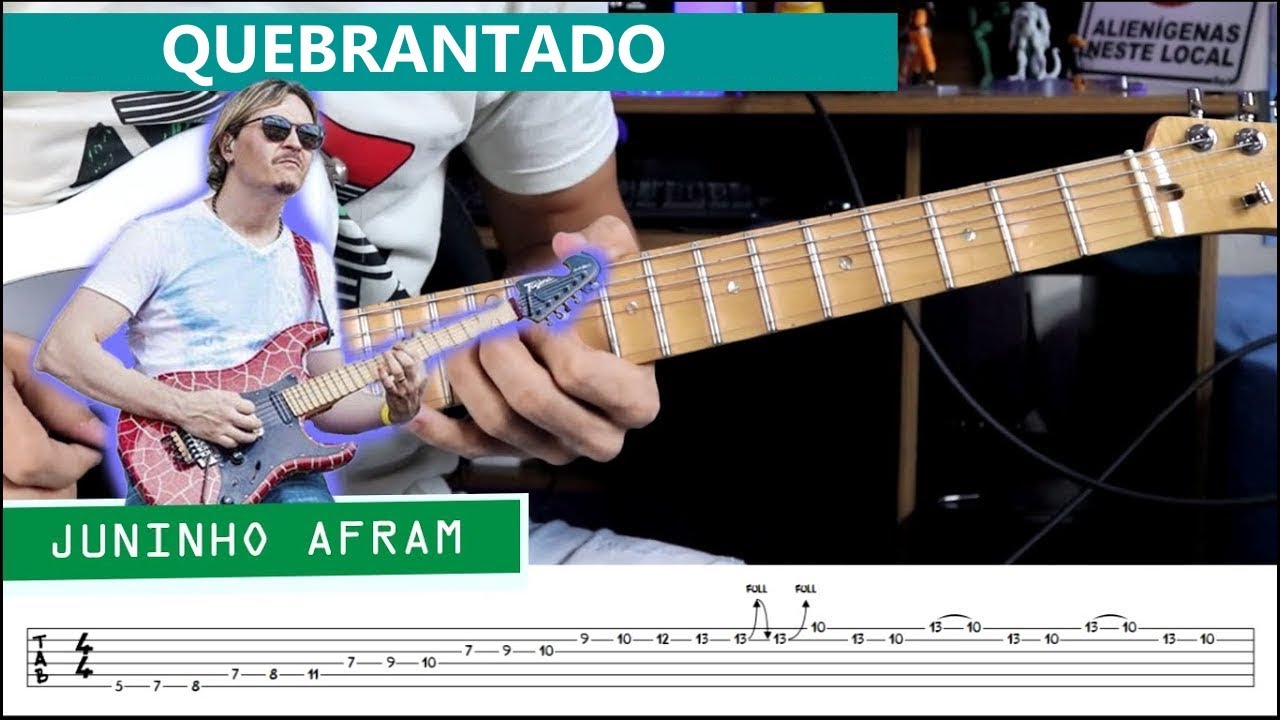 Quebrantado | Vineyard | Solo Vídeo Aula + TAB JUNINHO AFRAM ( Feat ...