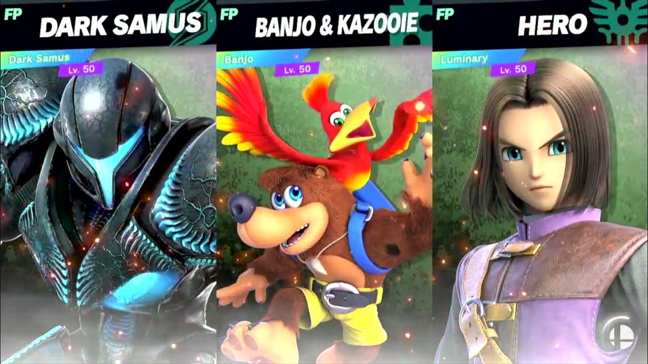 Super Smash Bros Ultimate Amiibo Fights – 11pm Finals Dark Samus vs Banjo vs Luminary - YouTube