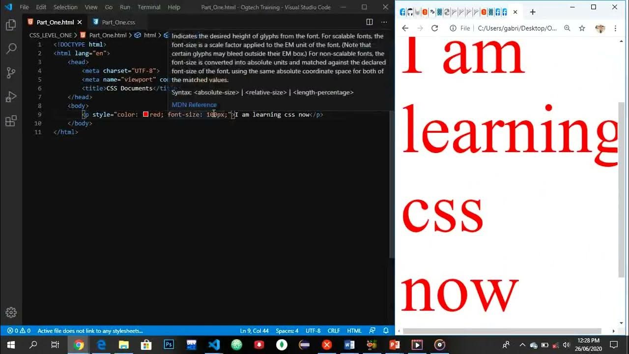 Programming Lesson 1 - YouTube