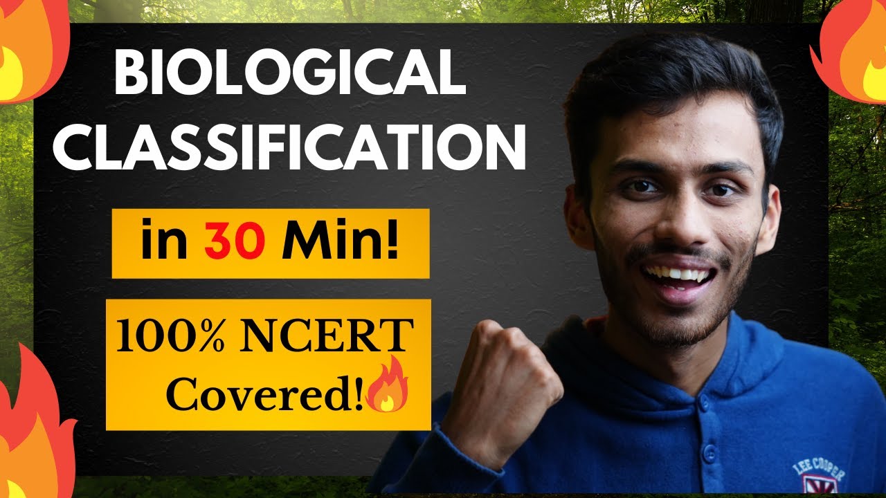 Biological Classification in 30 Min! | Fast Revision ONE SHOT🔥| NCERT Line to Line | Class 11 ...