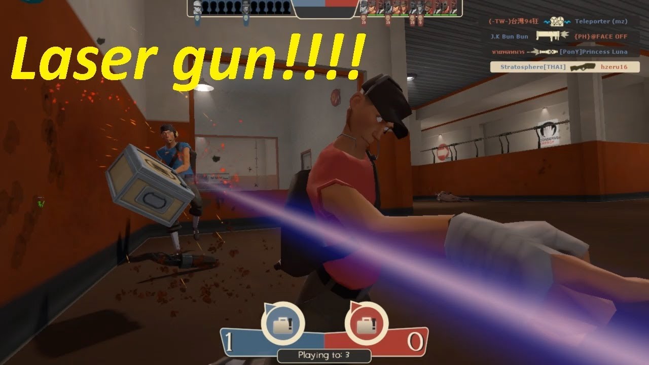 Team Fortress 2 gameplay pc (laser gun) edited gameplay video - YouTube