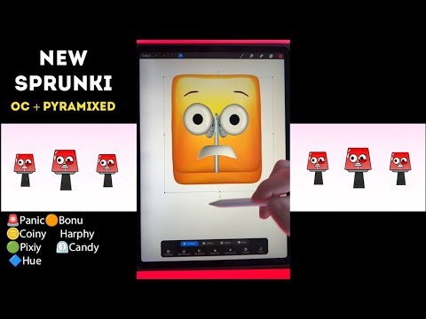 🚨Compilation New Sprunki OC 🚨Panic 🟠Bonu 🪙Coiny 🩷 Harphy 🟢Pixiy + Emoji ...