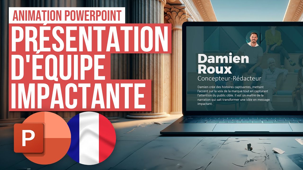 Présentation d'Équipe Créative et Impactante : Tutoriel PowerPoint ...