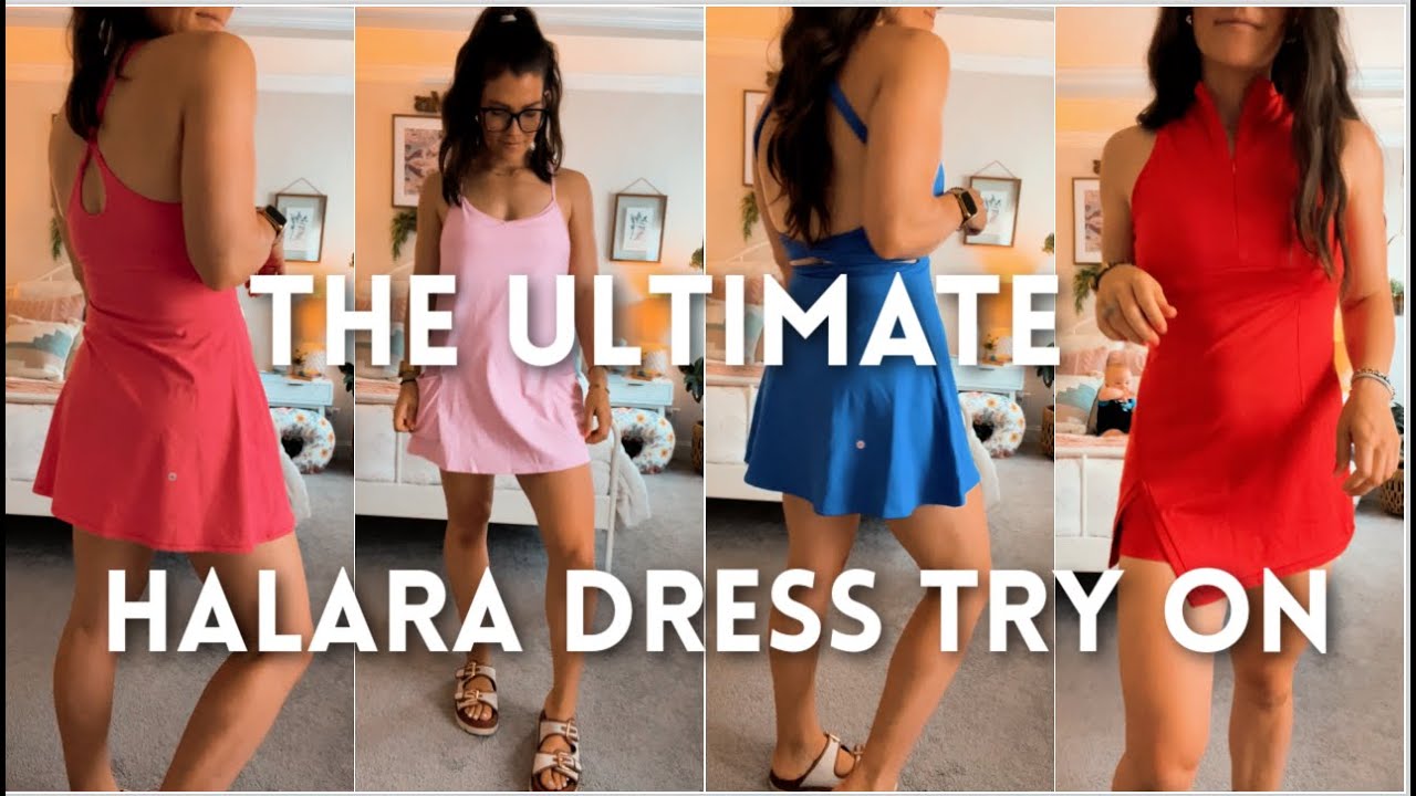 the *ultimate* Halara dress try on haul || + my FAV active dresses ...
