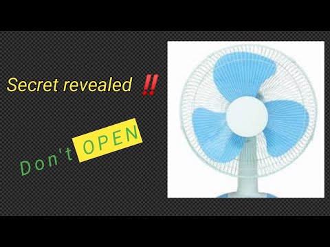 How to turn on Electric Fan ( Secret revealed‼️) - YouTube