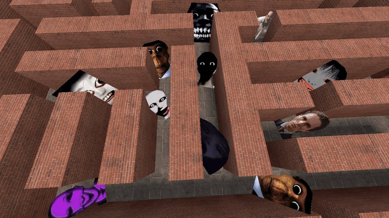 Nico's Nextbots Maze part 3 - YouTube