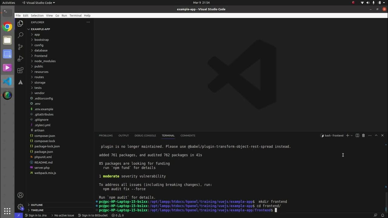 6 1 laravel mix with vuejs - YouTube