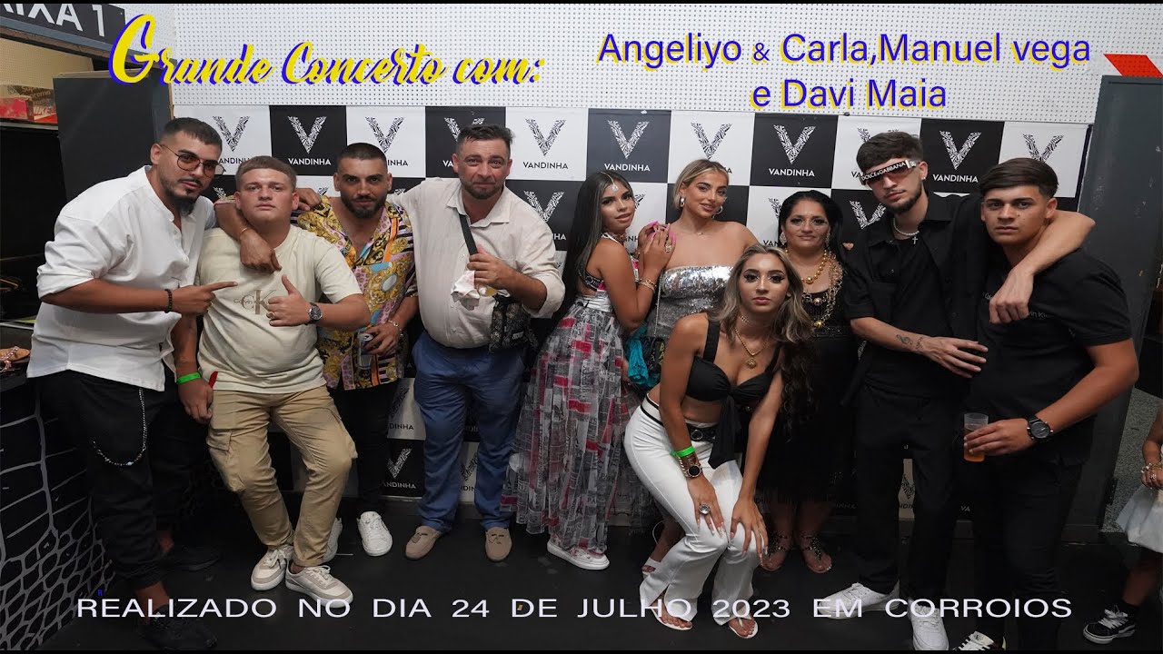 VIDEO CONCERTO FABIO com ANGELIYO & carla ,MANUEL VEGA E DAVI MAIA EM ...