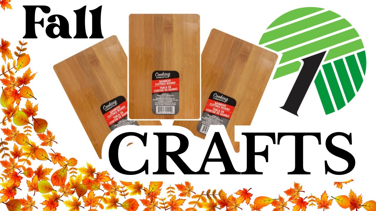Look what I made using these Dollar Tree Cutting Boards / Fall DIY ...