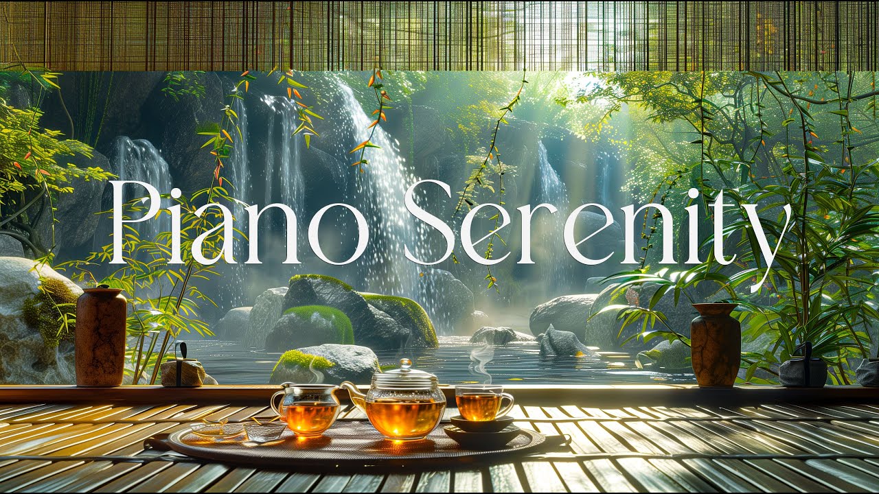 Elegant Tea Set And Soothing Piano Music ️🎼 Relaxing Piano Tunes By The Window For Calm Moments