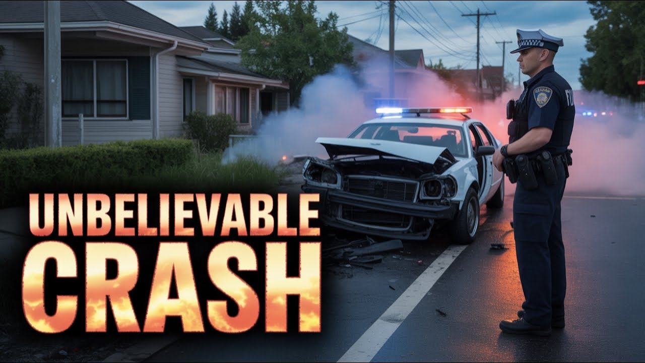 Wild Car Chase Ends With a Flip! - YouTube