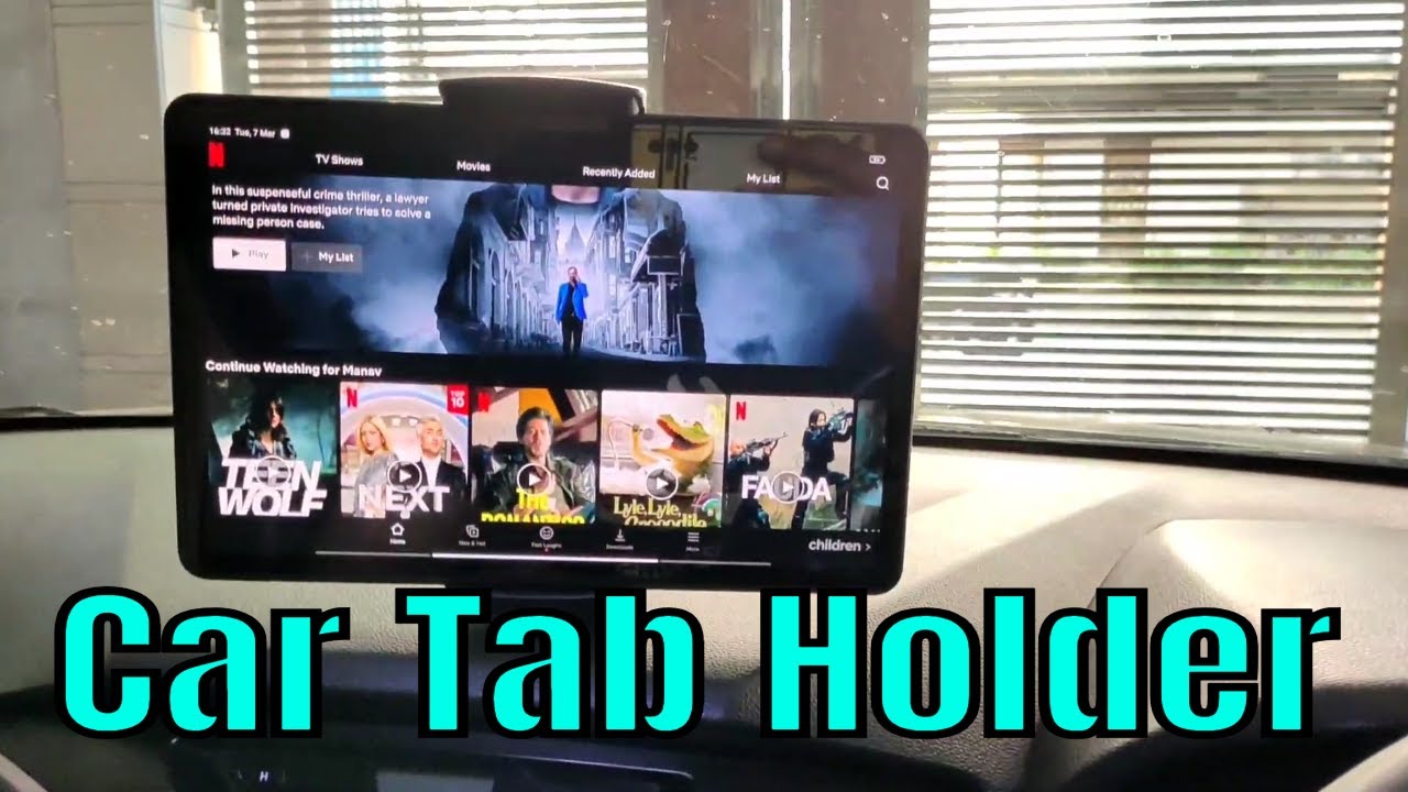 Tab / Phone Holder For Car - YouTube