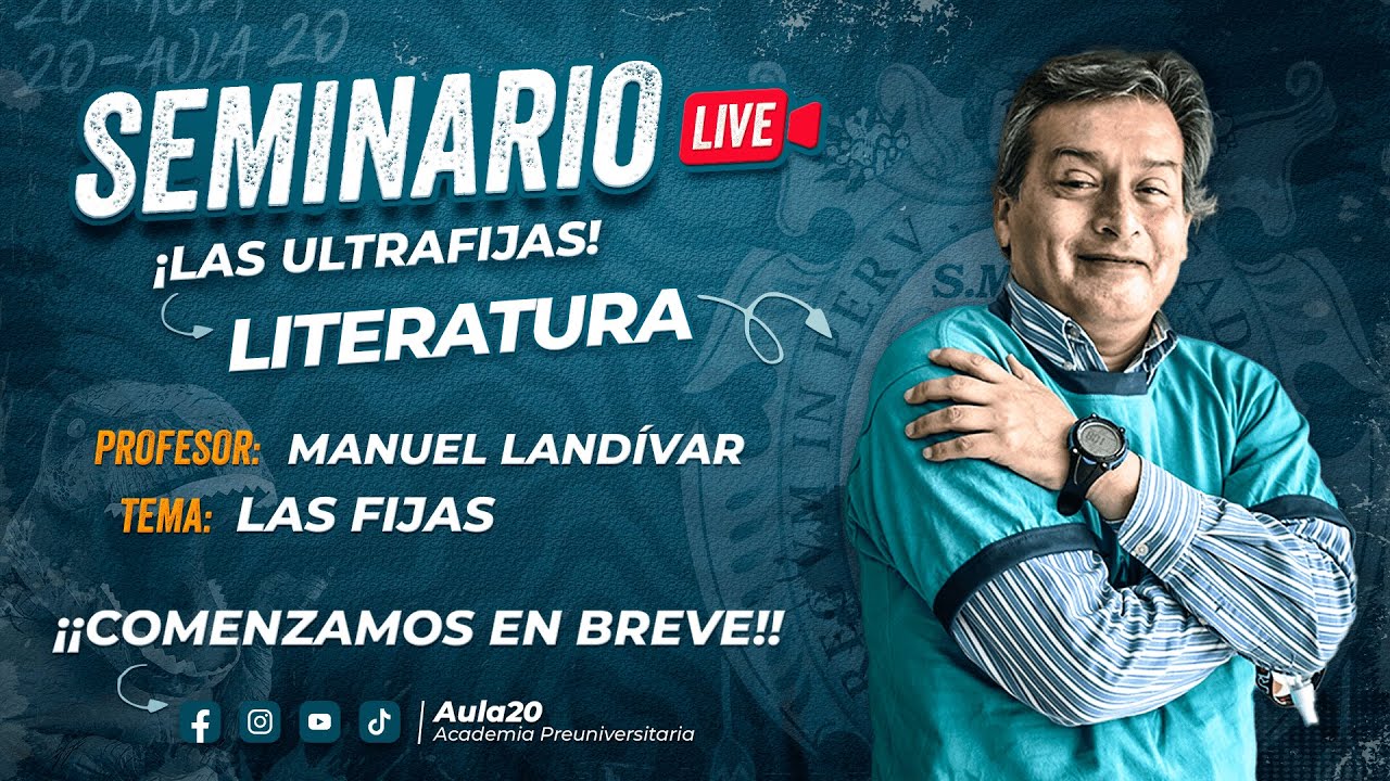 ¡SEMINARIO DE LITERATURA CON MANUEL LANDÍVAR! 😎 - YouTube