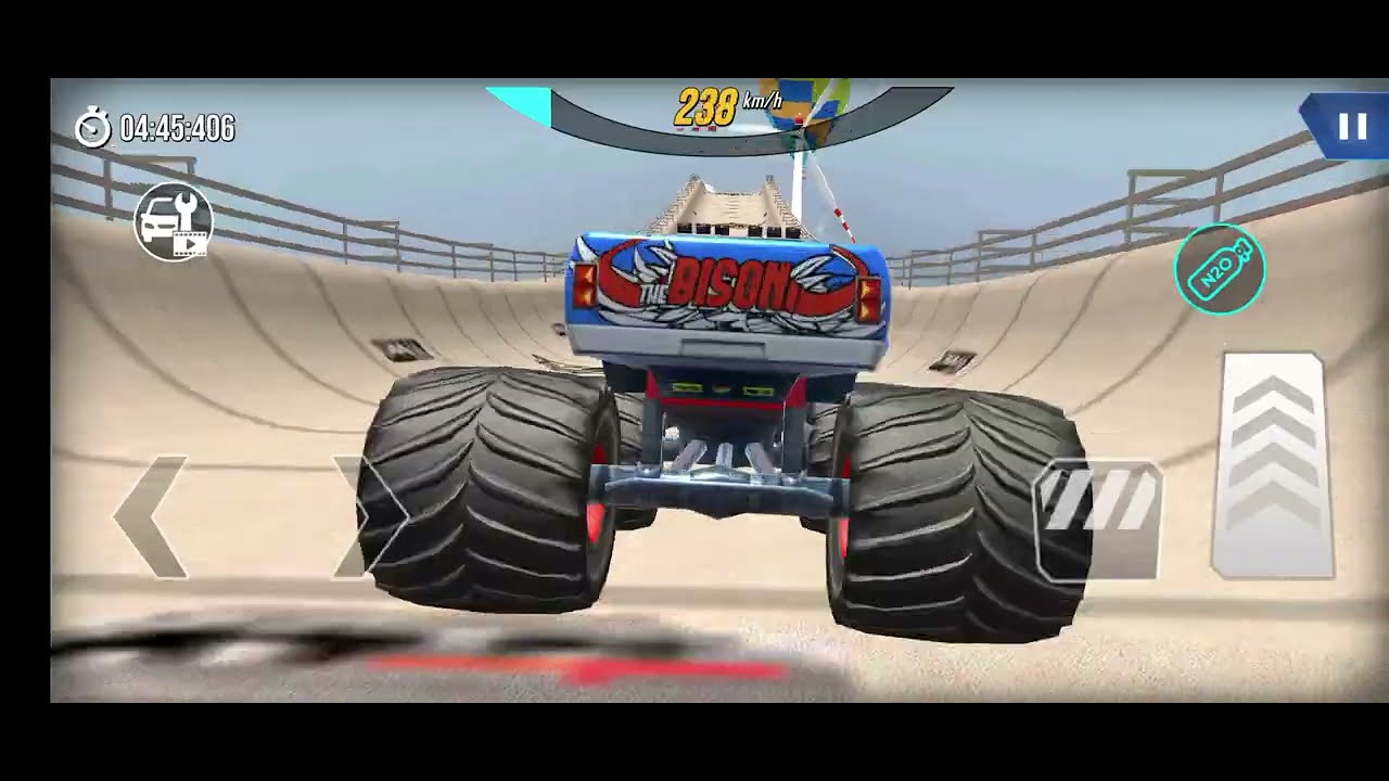 Crazy Monster Truck Stunt impossible Hard Racing Android Gameplay - YouTube