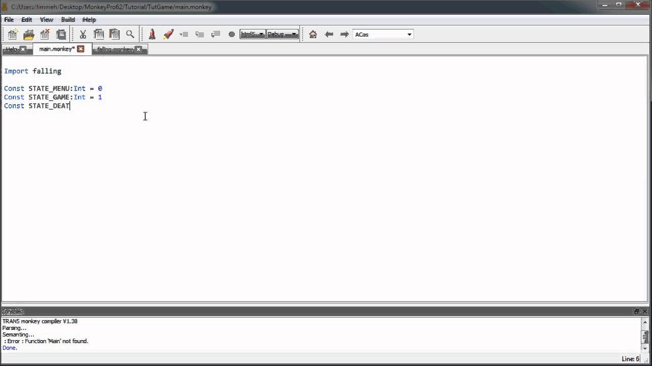 Simple Game Tutorial - 01 The Setup - YouTube