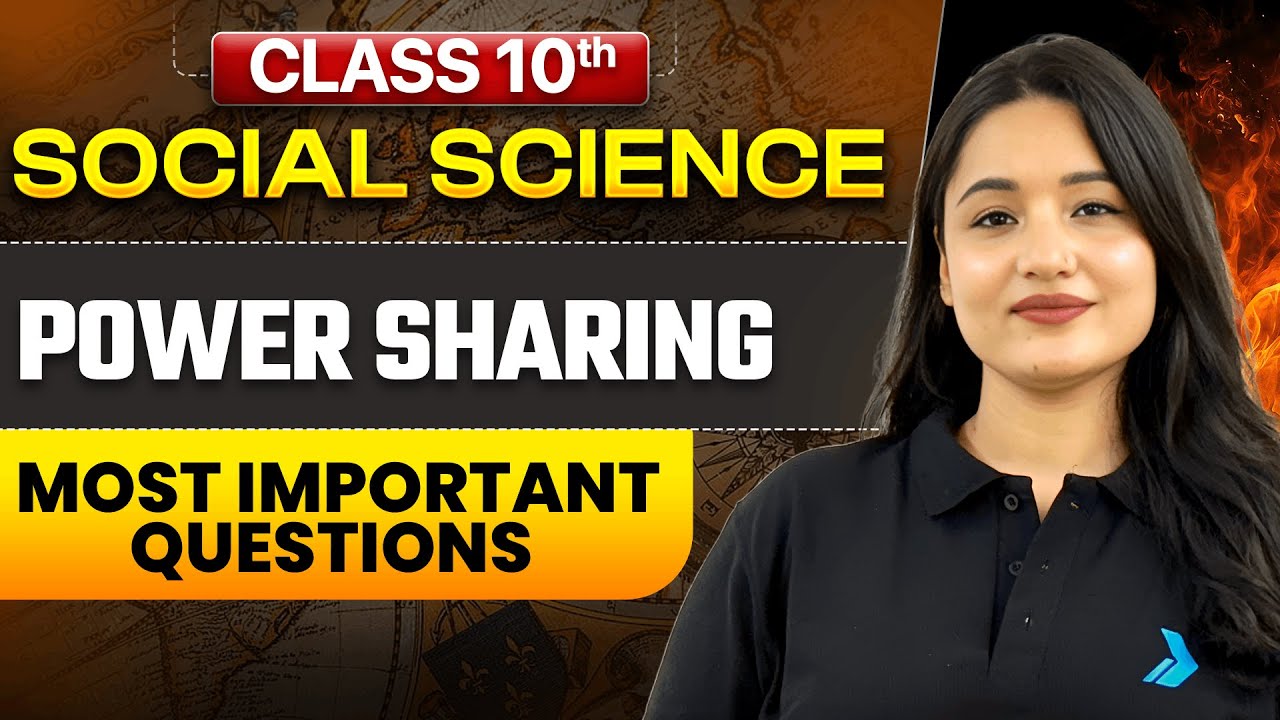 Power Sharing Important Questions | Class 10 Social Science | CBSE ...
