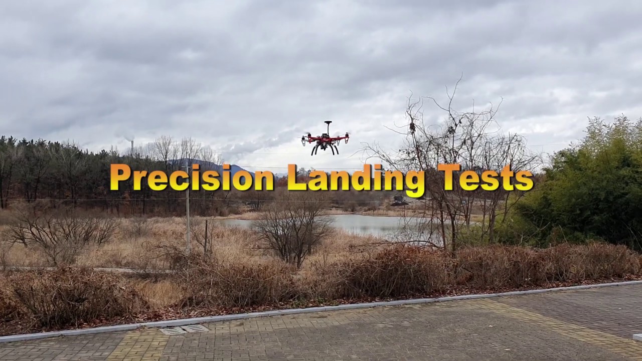 Precision Landing Tests - YouTube