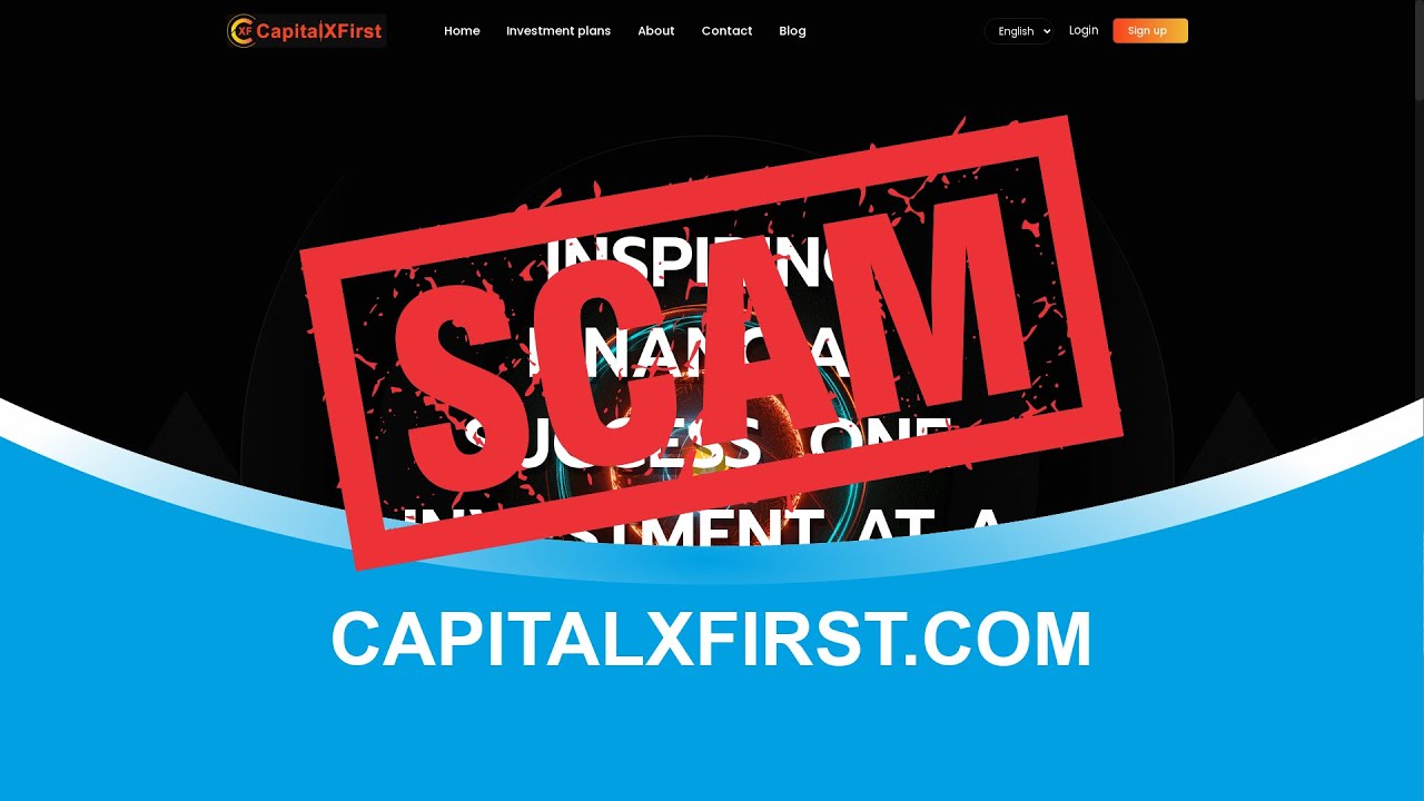 Capitalxfirst.com SCAM - YouTube