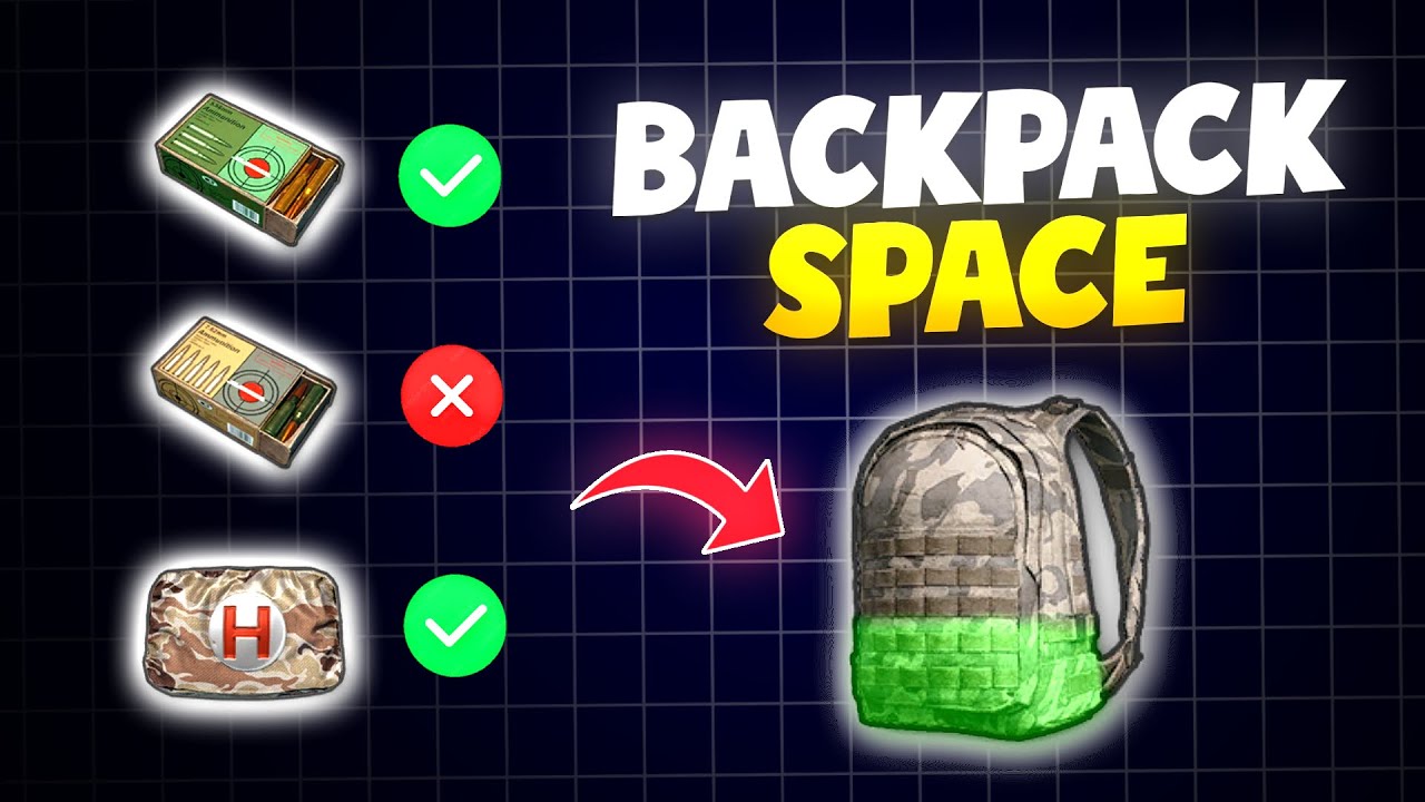 How to PICK Right Supplies in BGMI | Backpack Management Tips & Tricks ...
