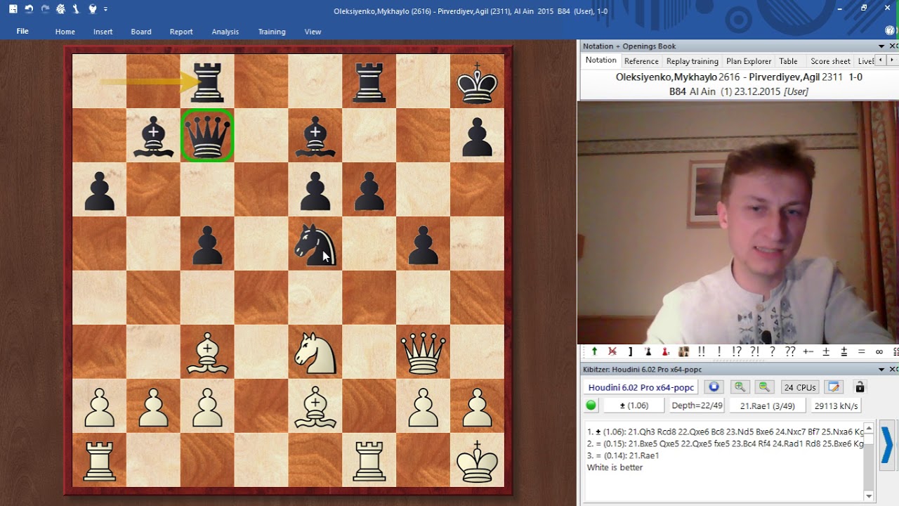 How to find the best move in an open position? Check out my game! - YouTube