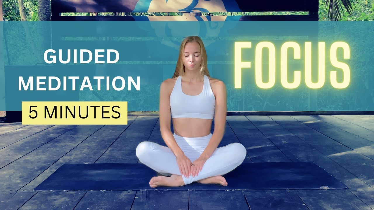 5 Minute Guided Meditation To Improve FOCUS 🧘‍♀️ - YouTube