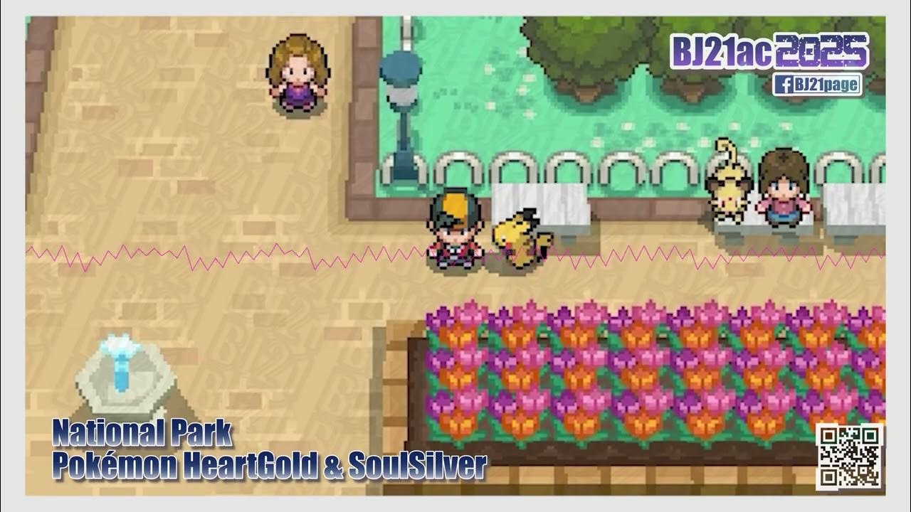 ポケモン HGSS しぜんこうえん／精靈寶可夢 心金 魂銀 自然公園／Pokemon HGSS National Park BGM 30min [Relax Music] - YouTube