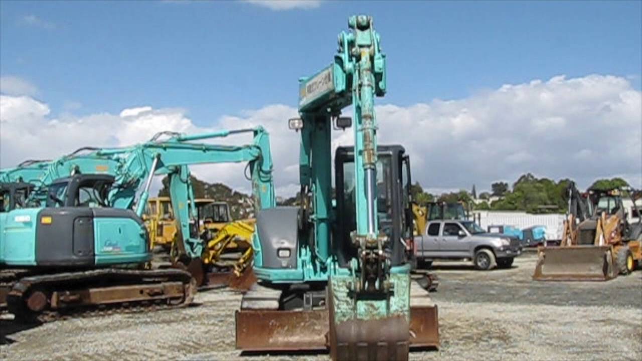 2007 KOBELCO SK75UR-3ES EXCAVATOR YR07-07211 - YouTube