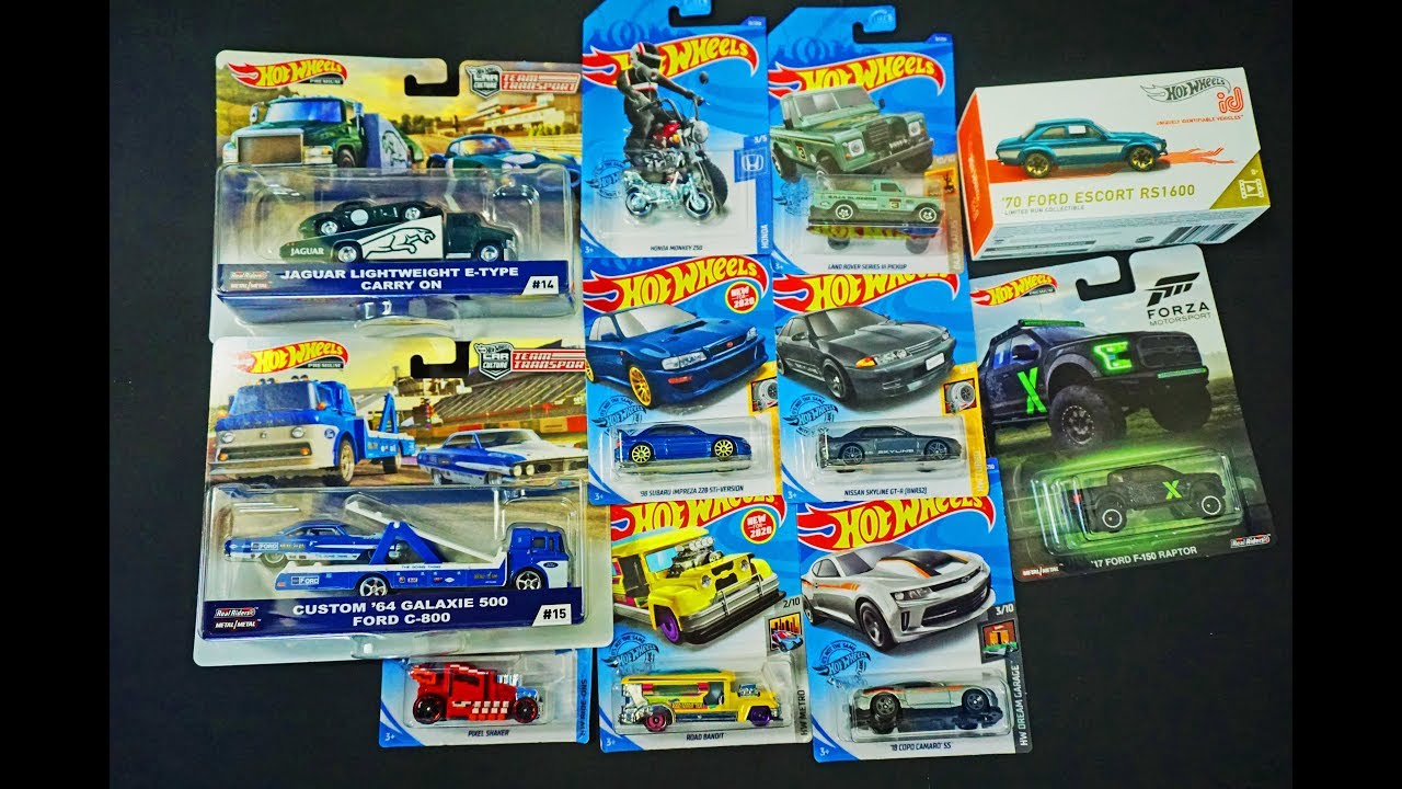 Opening Hot Wheels 2020 A Case and Team Transports - YouTube